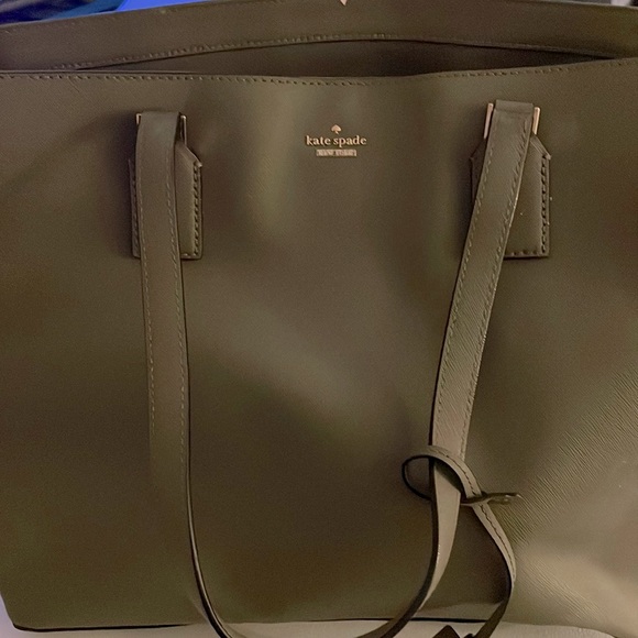 kate spade | Bags | Kate Spade Large Tote In Olive Green | Poshmark